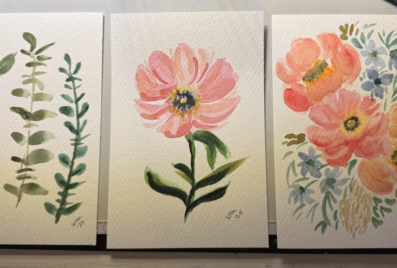 Paint with Confidence: Effortless Watercolor Florals Using Filbert ...