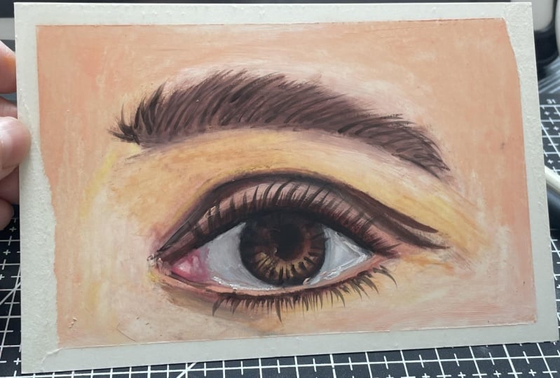 Portraits in Oil Pastel; Rendering a Realistic Eye | Tanja Jensen ...