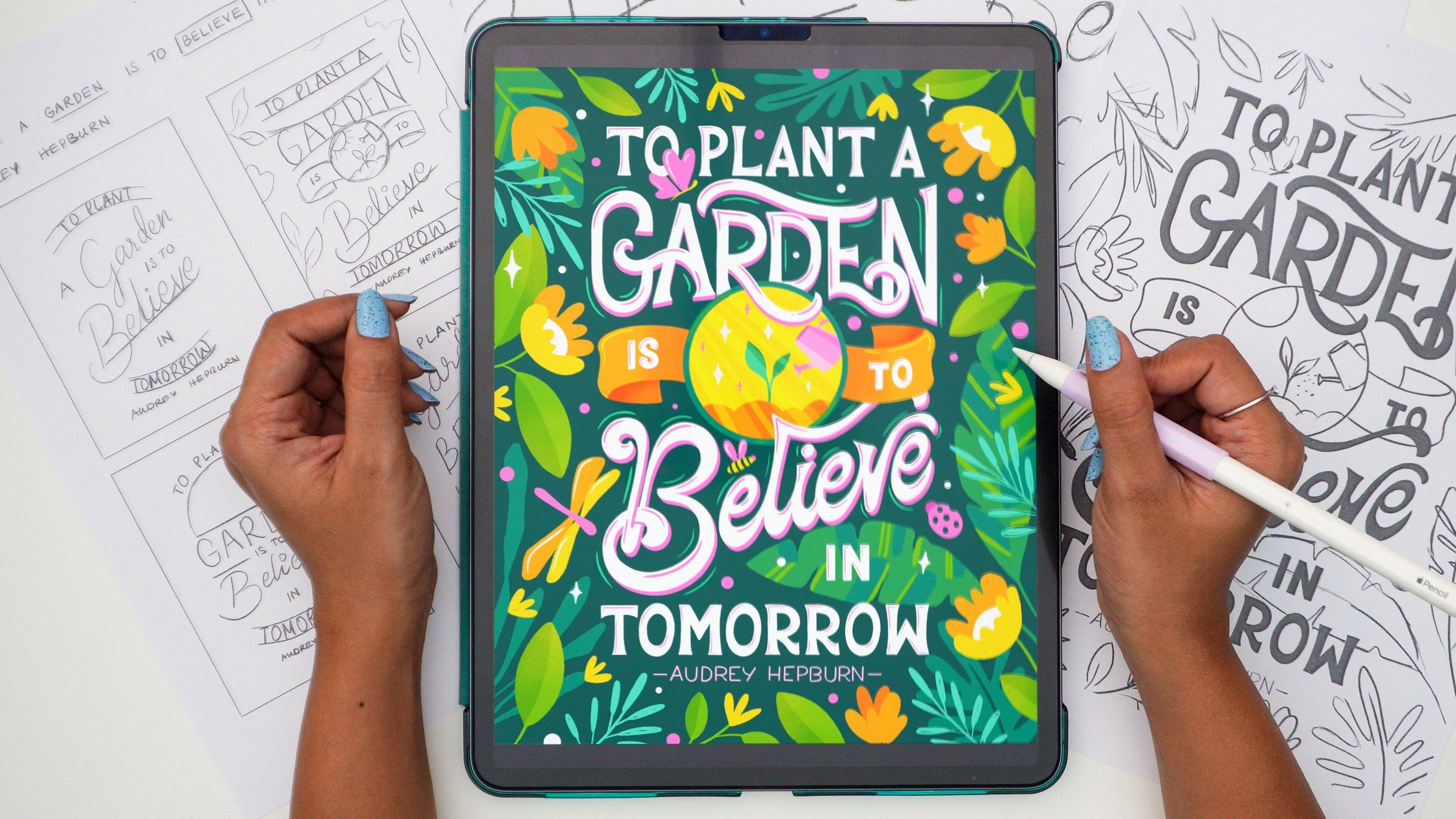 Mastering Lettering Composition: The Art of Balance | Vinitha Mammen ...