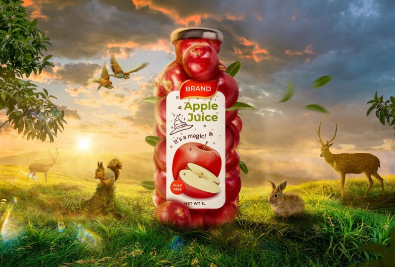 Product commercial design using Photo Manipulation | Adobe Photoshop | Nour Art | Skillshare