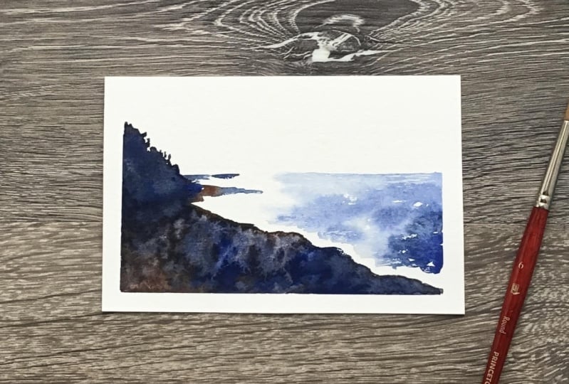 Quick and Easy Watercolour! Painting Point Prim | Rebecca Humphreys ...