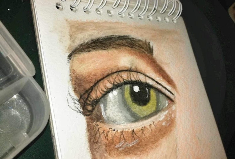 Portraits in Oil Pastel; Rendering a Realistic Eye | Tanja Jensen ...