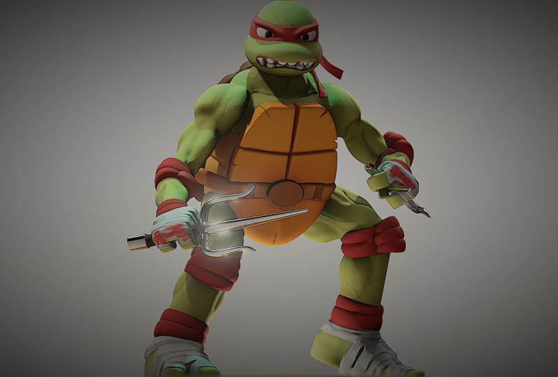 Cowabunga! 3D Sculpt a Teenage Mutant Ninja Turtle with Nomad Sculpt ...