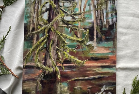 Painting a Majestic Cedar Tree: A Step-by-Step guide | Heather Nelson ...