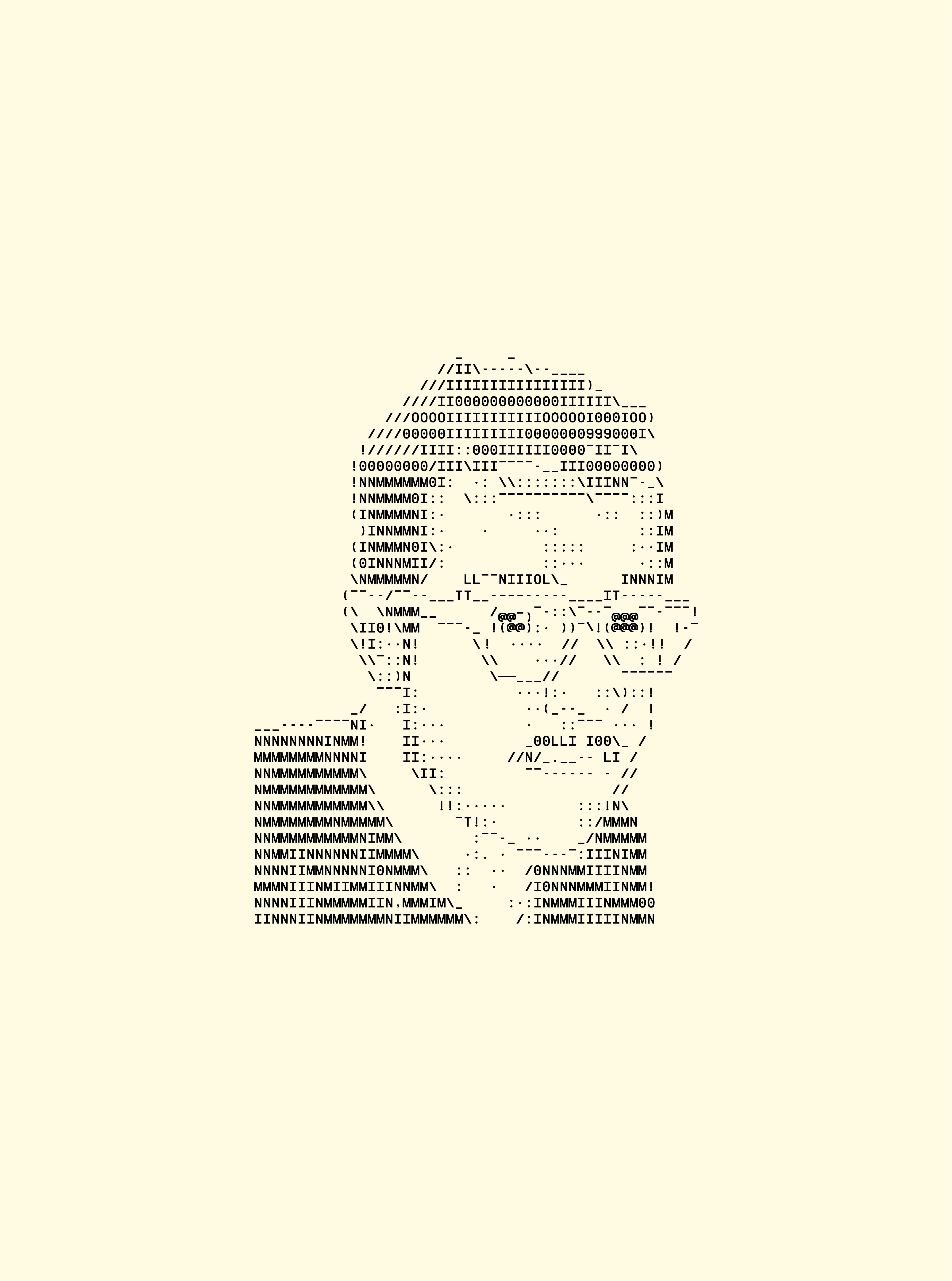 Binary Ascii Art
