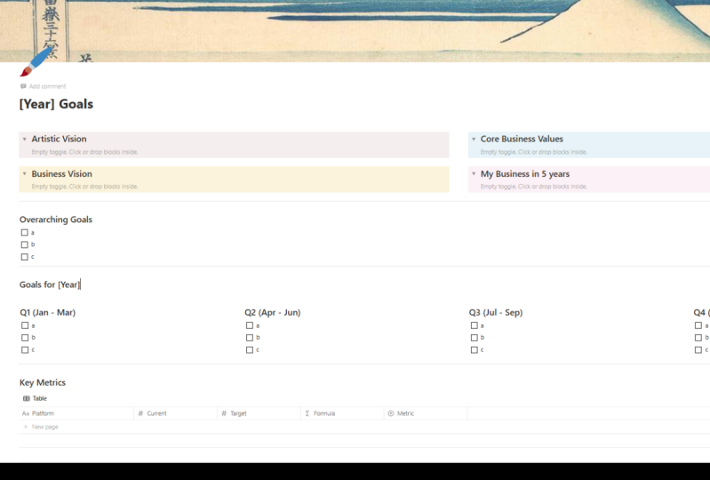 The Artist's Roadmap: Plan Your Art Business for the Year Ahead Using ...