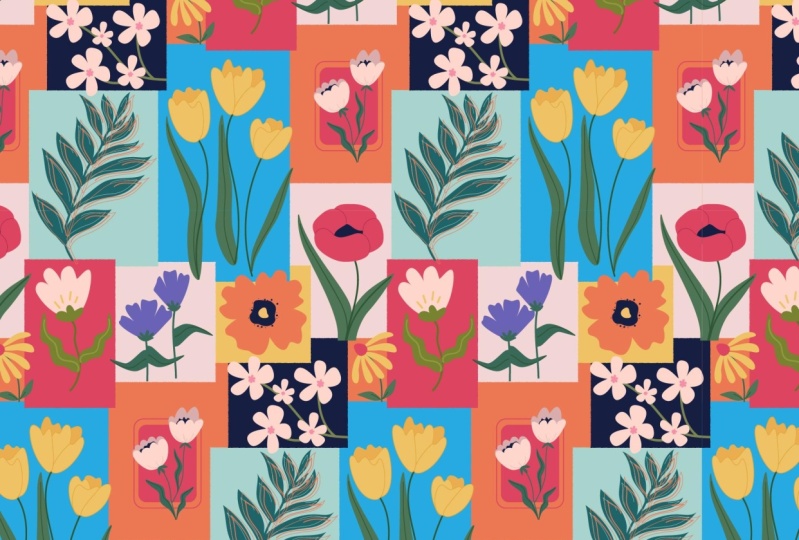 3 Patchwork Patterns in Procreate and Adobe Photoshop | Kristina ...