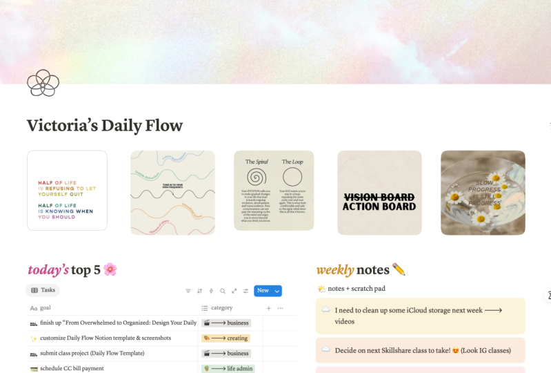 From Overwhelmed to Organized: Design Your Daily Simple Structure with Notion | Sarah Edwards ...