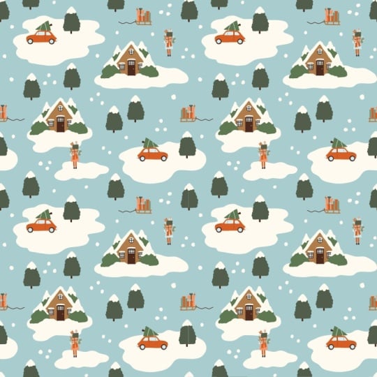 Create a Christmas Scene Pattern in Procreate | Maja Faber | Skillshare