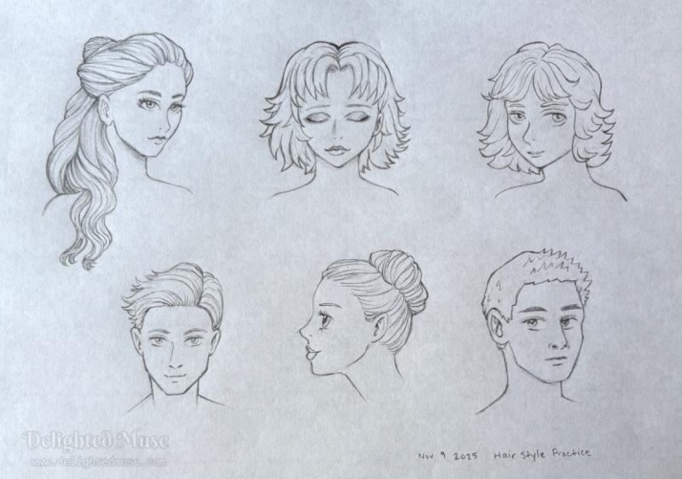 Drawing Hair: An Easy Approach for Complete Beginners | Sam Concklin ...