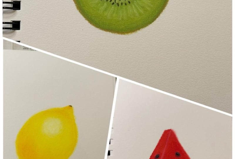 Draw Delicious Fruits with Oil Pastels – A Beginner’s Step-by-Step Class | Michelle Gooi ...