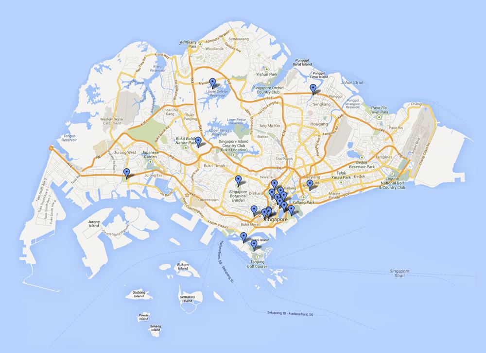 Google Map Singapore Botanic Gardens | Fasci Garden