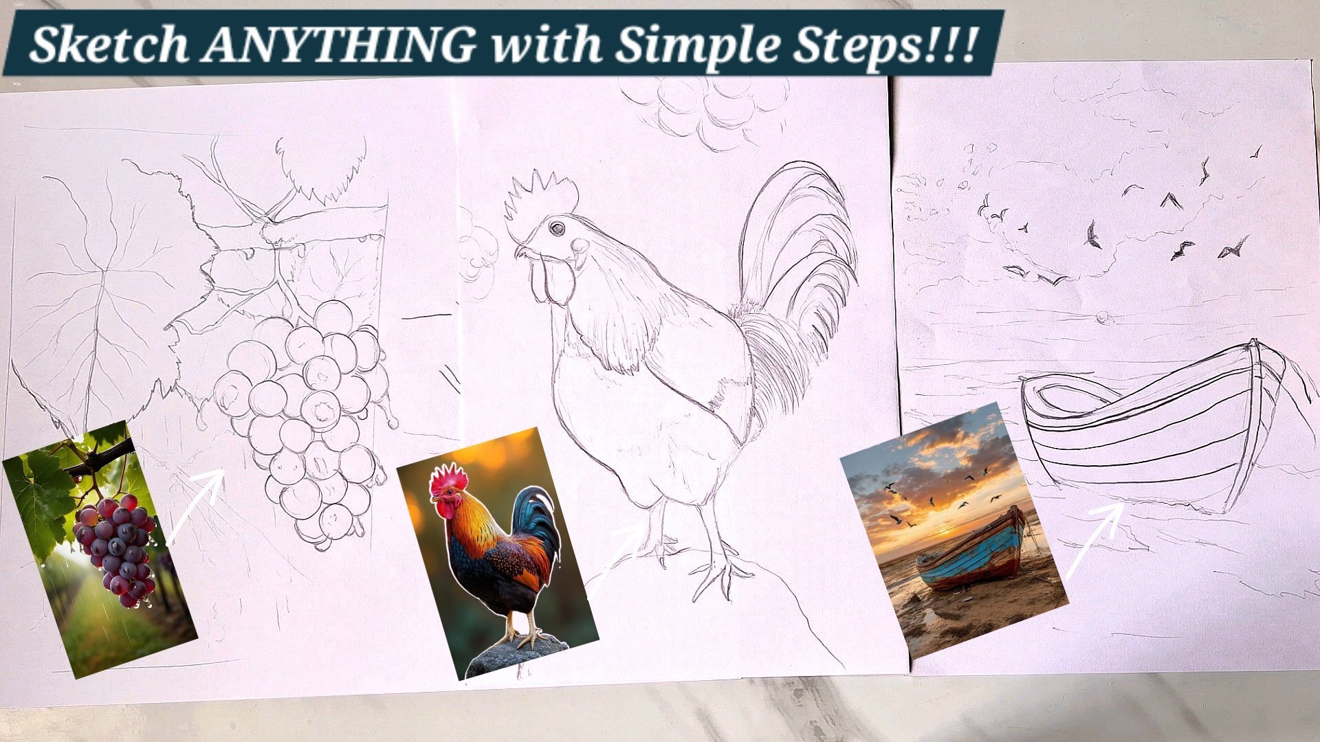 Sketch from Photos Like a Pro – Simple Drawing Methods for Beginners ...