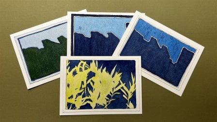 Negative Space Shapes - botanicals against blue sky | Skillshare ...