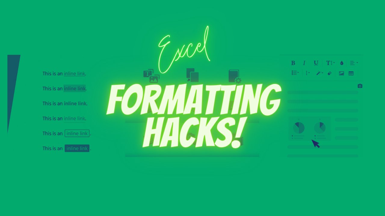 Excel Formatting Shortcuts Hacks In Animation Kadhiravan 