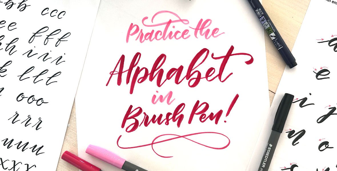 Practice the Alphabet in Brush Pen Karin Rosenquist Schager Skillshare