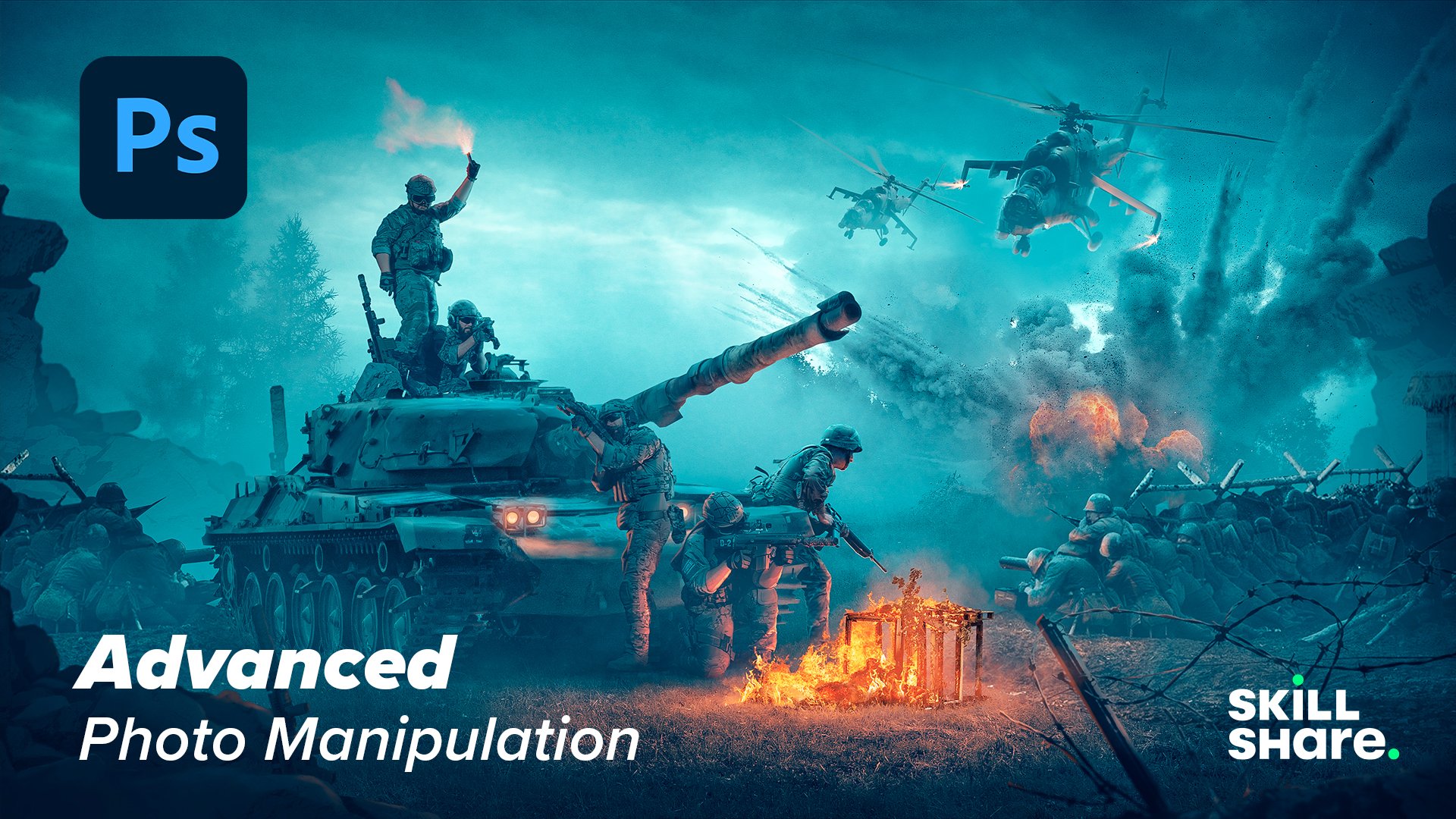 Call Of Duty Poster Design Advanced Photo Manipulation Adobe
