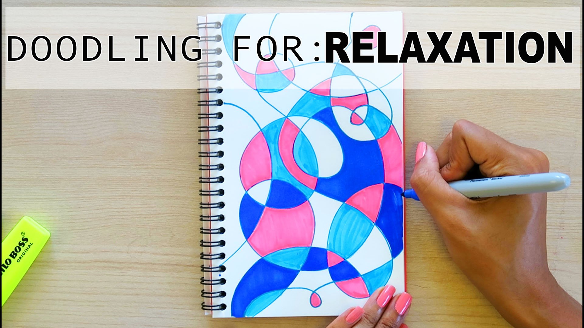 DOODLING FOR RELAXATION: 4 simple exercises | Nami Bates | Skillshare