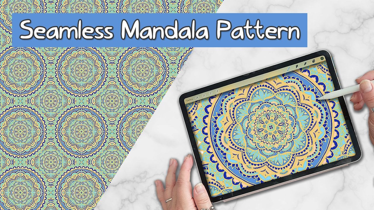 How to Create a Seamless Mandala Pattern in Procreate | Julie Erin Designs | Skillshare