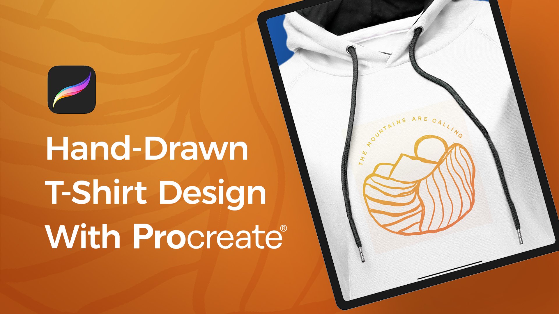 Hand Drawn T Shirt Design With ProCreate Derrick Mitchell Skillshare