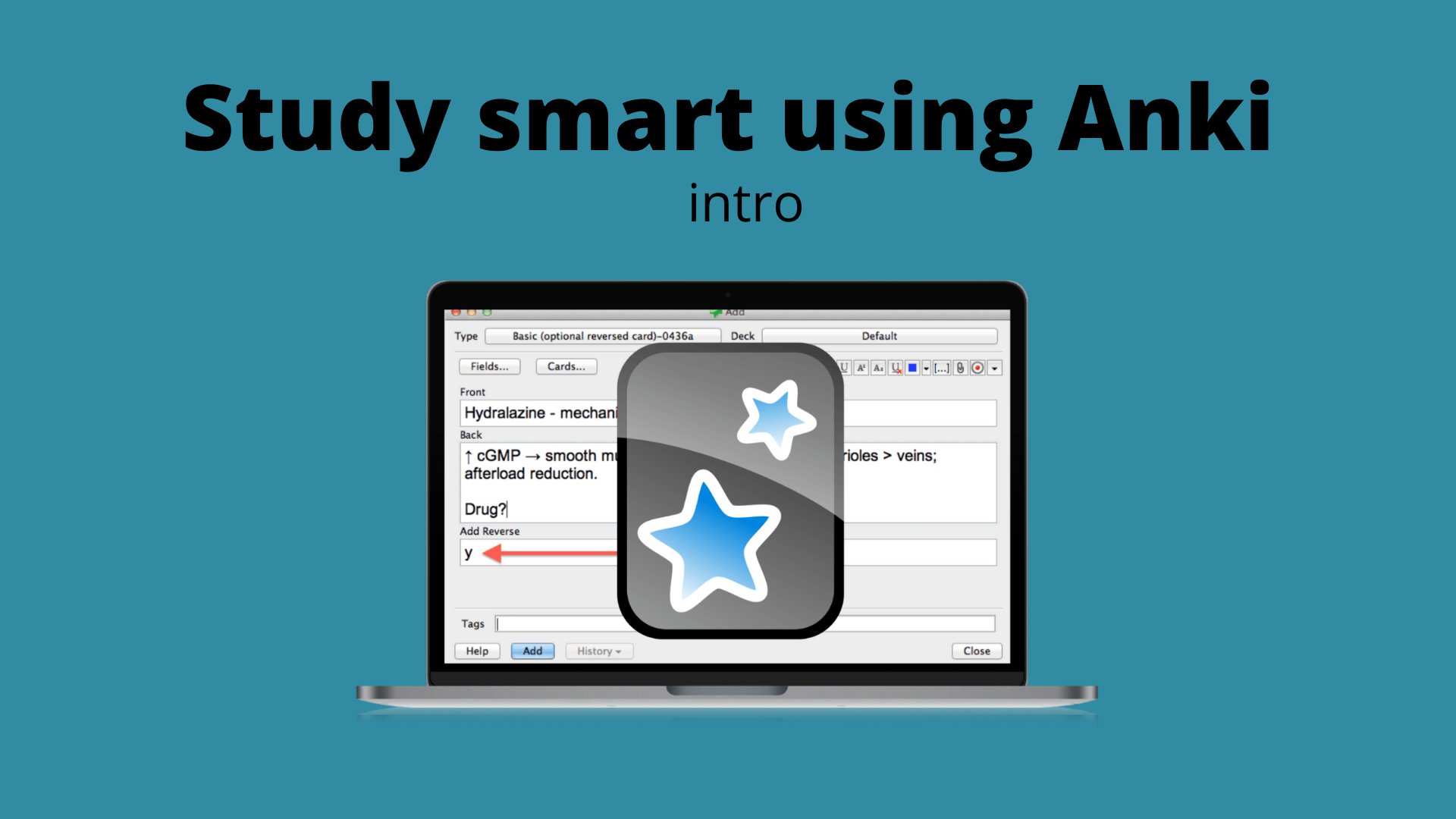 Study Smarter Flashcards ANKI Tutorial make And Review Mohamad 