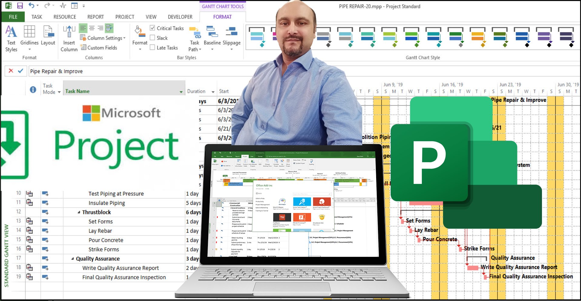 Microsoft Project : Learn Project Management with MS Project Complete ...