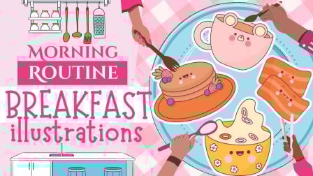 Cute and simple breakfast | Skillshare Student Project