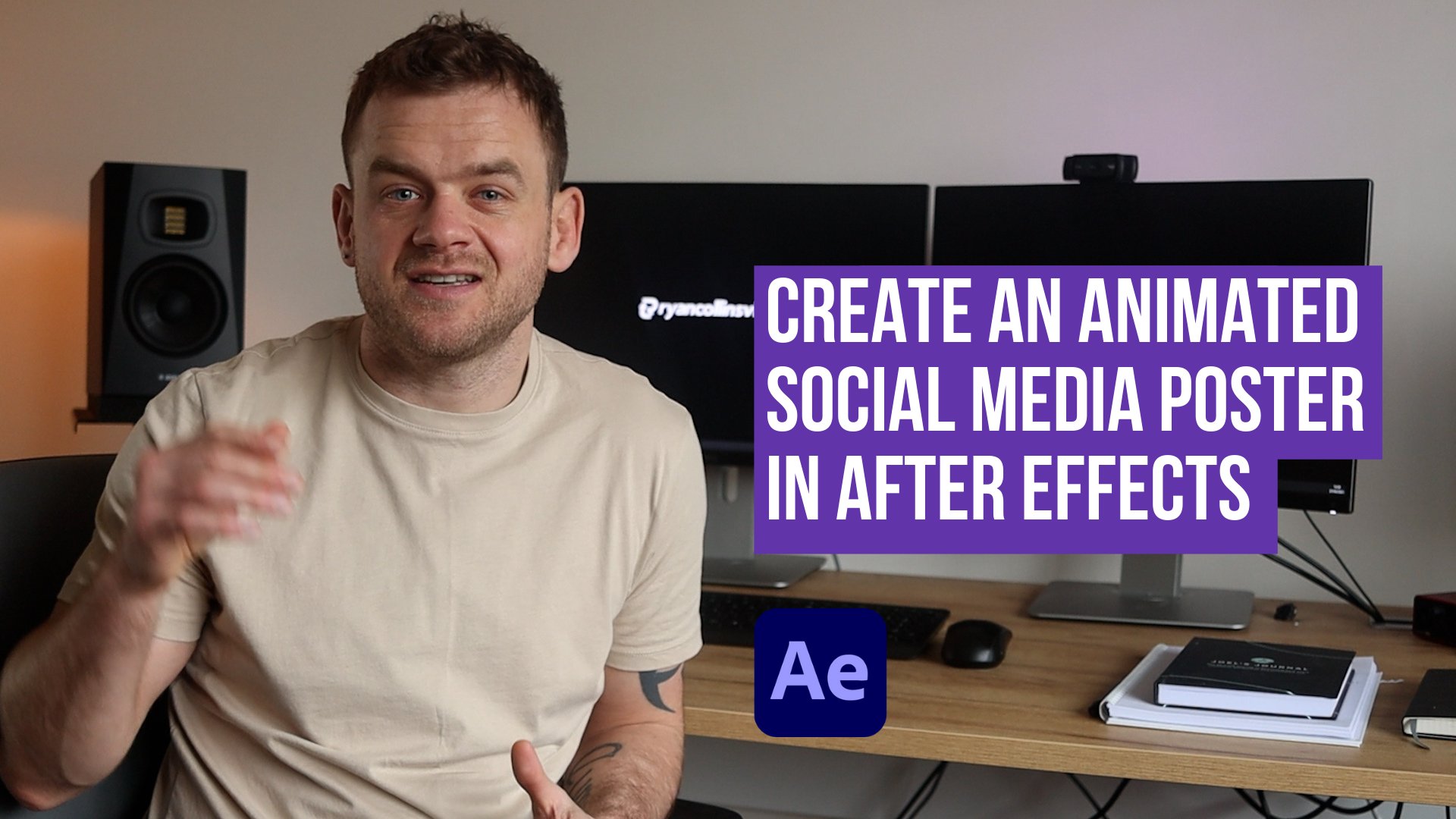Create an Animated Social Media Poster in After Effects | Ryan Collins ...