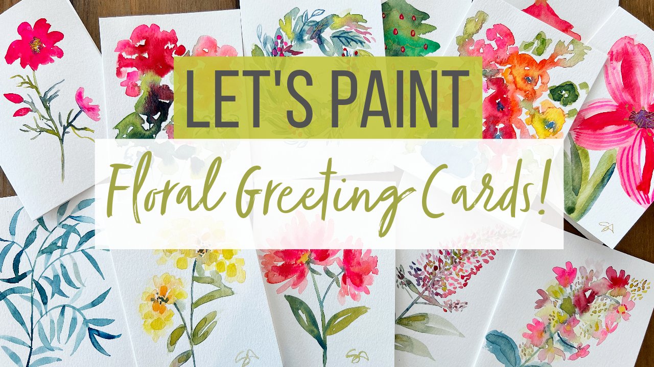 Let's Paint Floral Greeting Cards! | Suzanne Allard | Skillshare