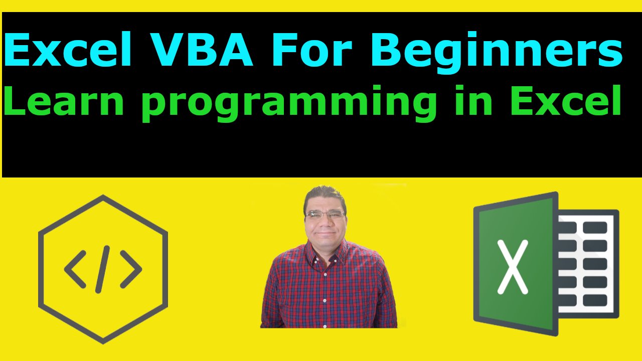 Excel VBA | Macros for beginners| Learn to Write an Excel Macro from ...