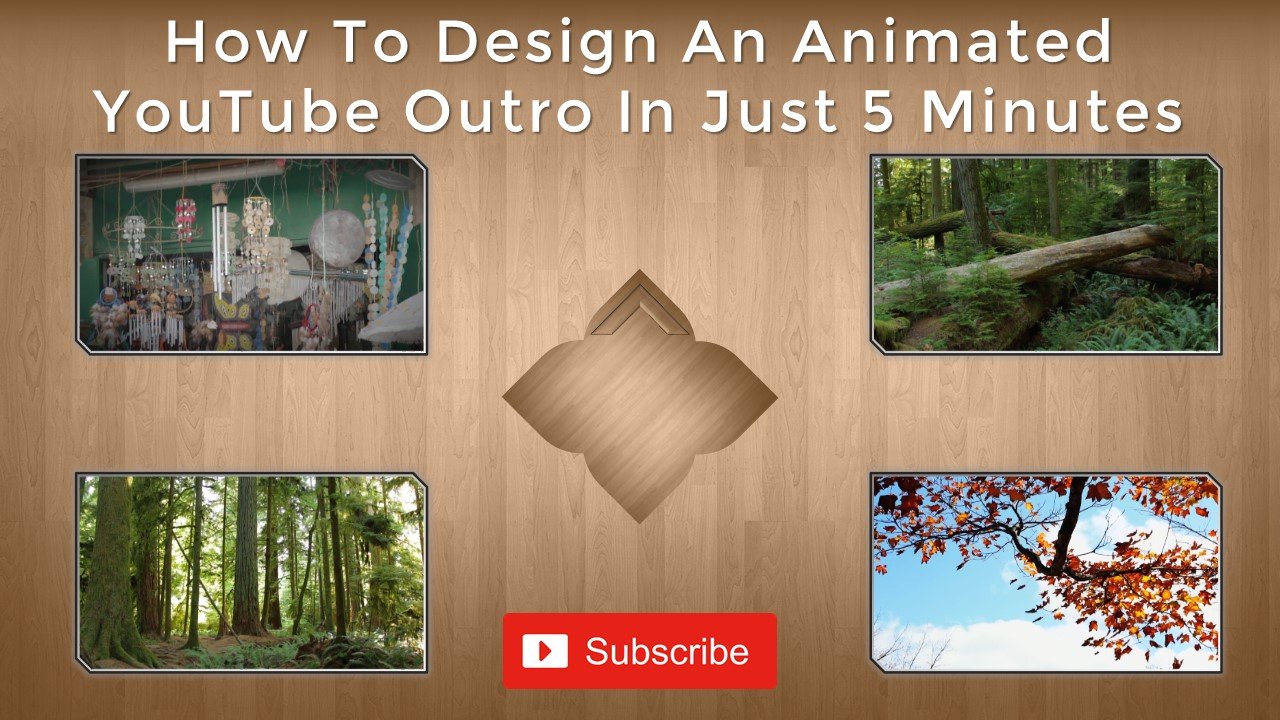 How To Design An Animated YouTube Outro Video In Just 5 Minutes with ...