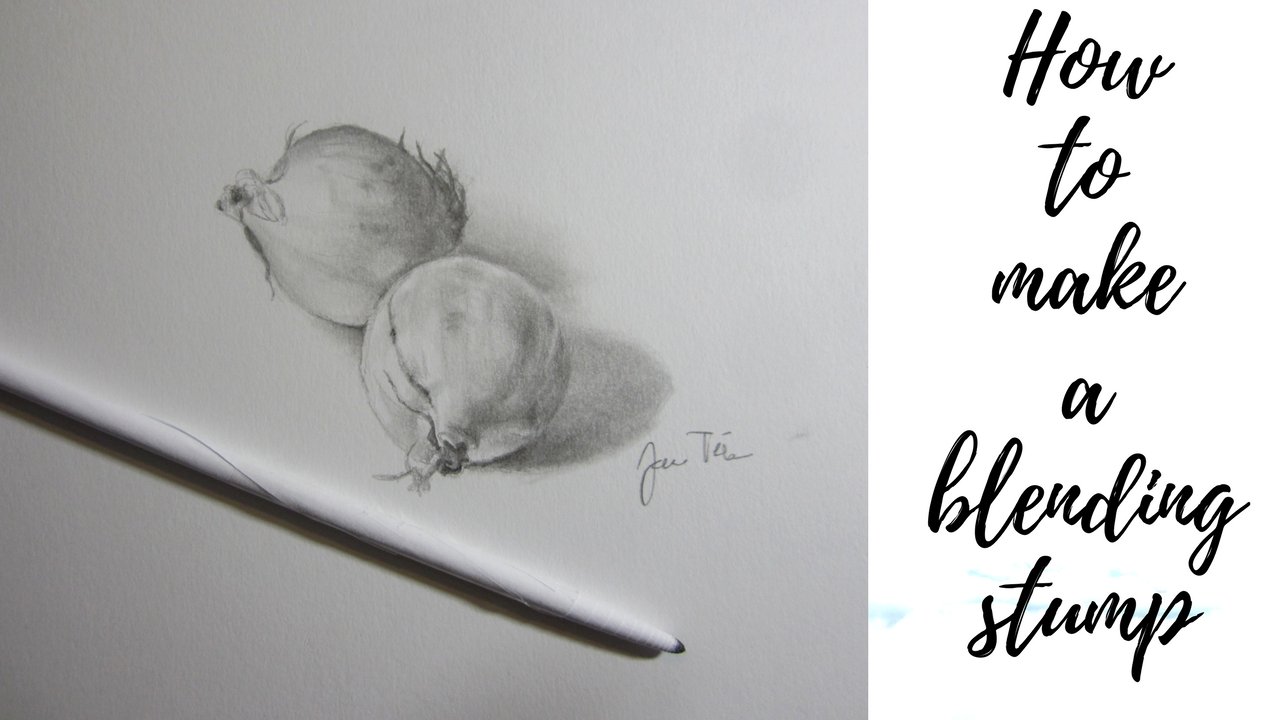 How To Make A Blending Stump Pencil Drawing Lesson Two Jarmo Tikka