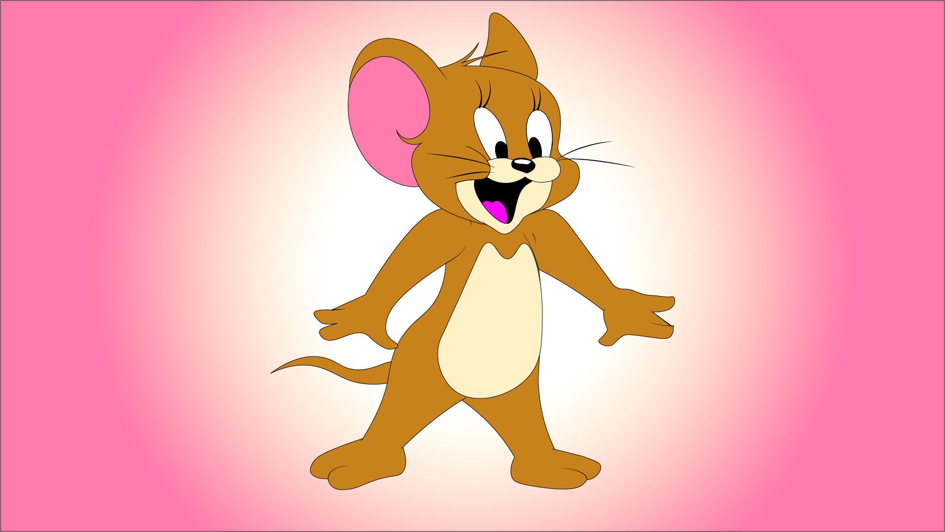 Super Easy Way To Draw Jerry in Adobe Illustrator CC | Arun ...
