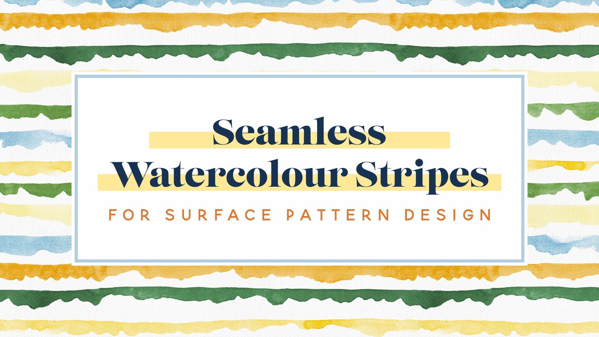 Surface Pattern Design: Seamless Watercolour Stripes | Rebecca Flaherty | Skillshare