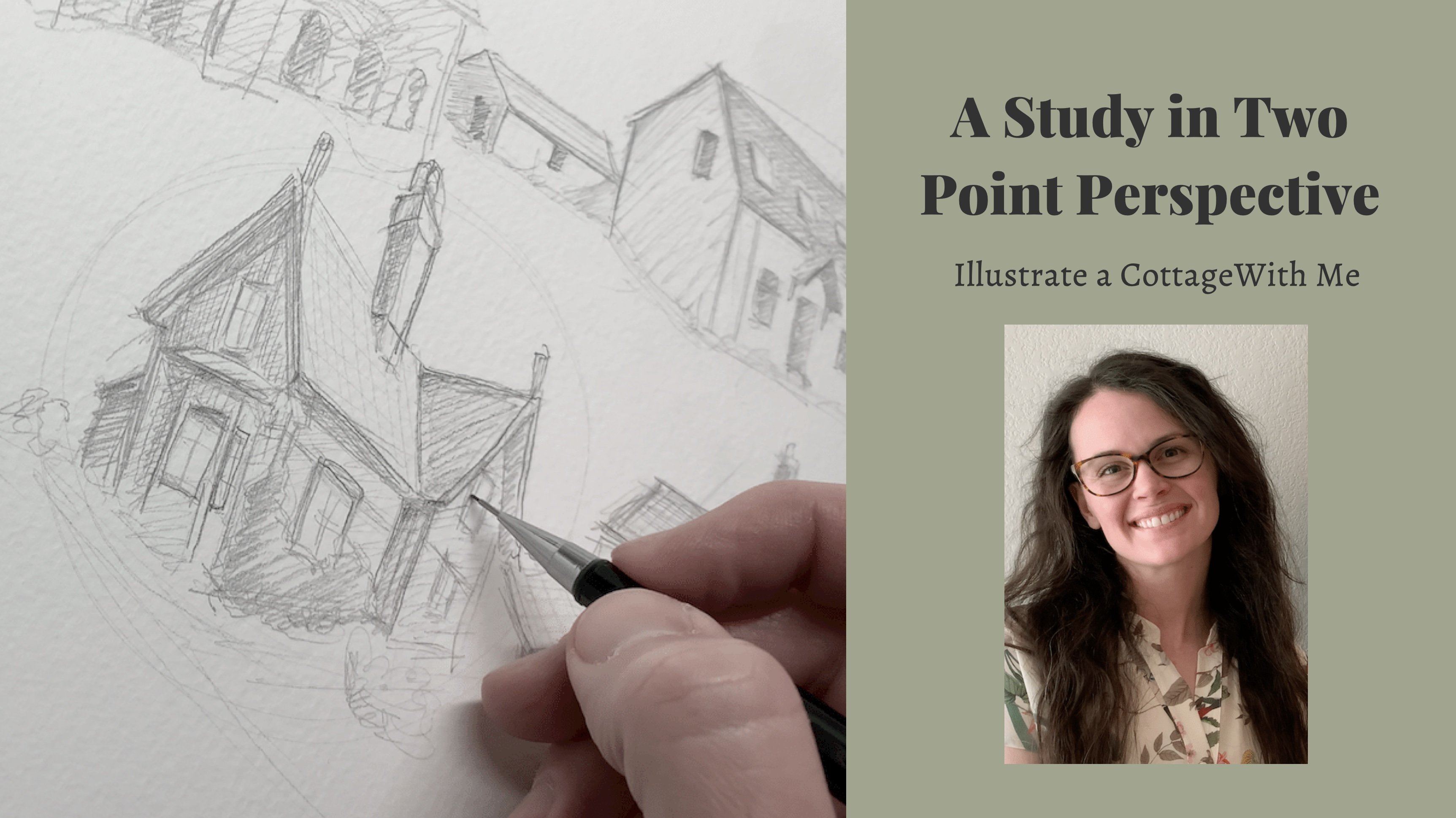 Illustrate a Cottage with Me: Two-Point Perspective Study | Molly ...