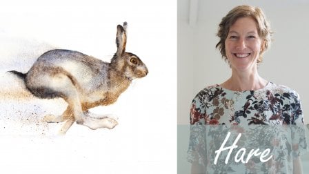 Jane Davies Galloping Hare | Skillshare Student Project