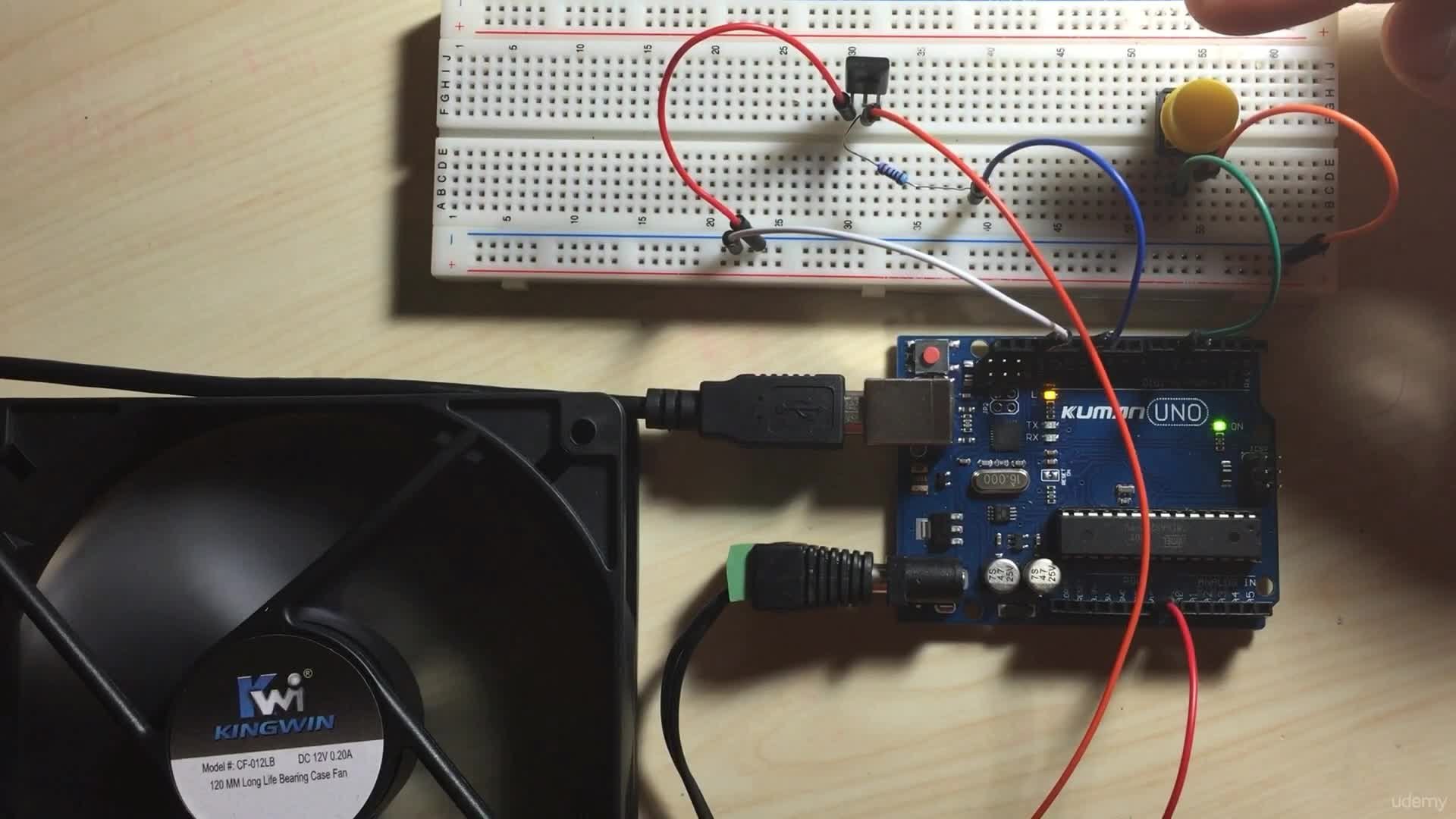 Arduino Bootcamp Projects - Controlling a CPU Fan with a Button - Part ...
