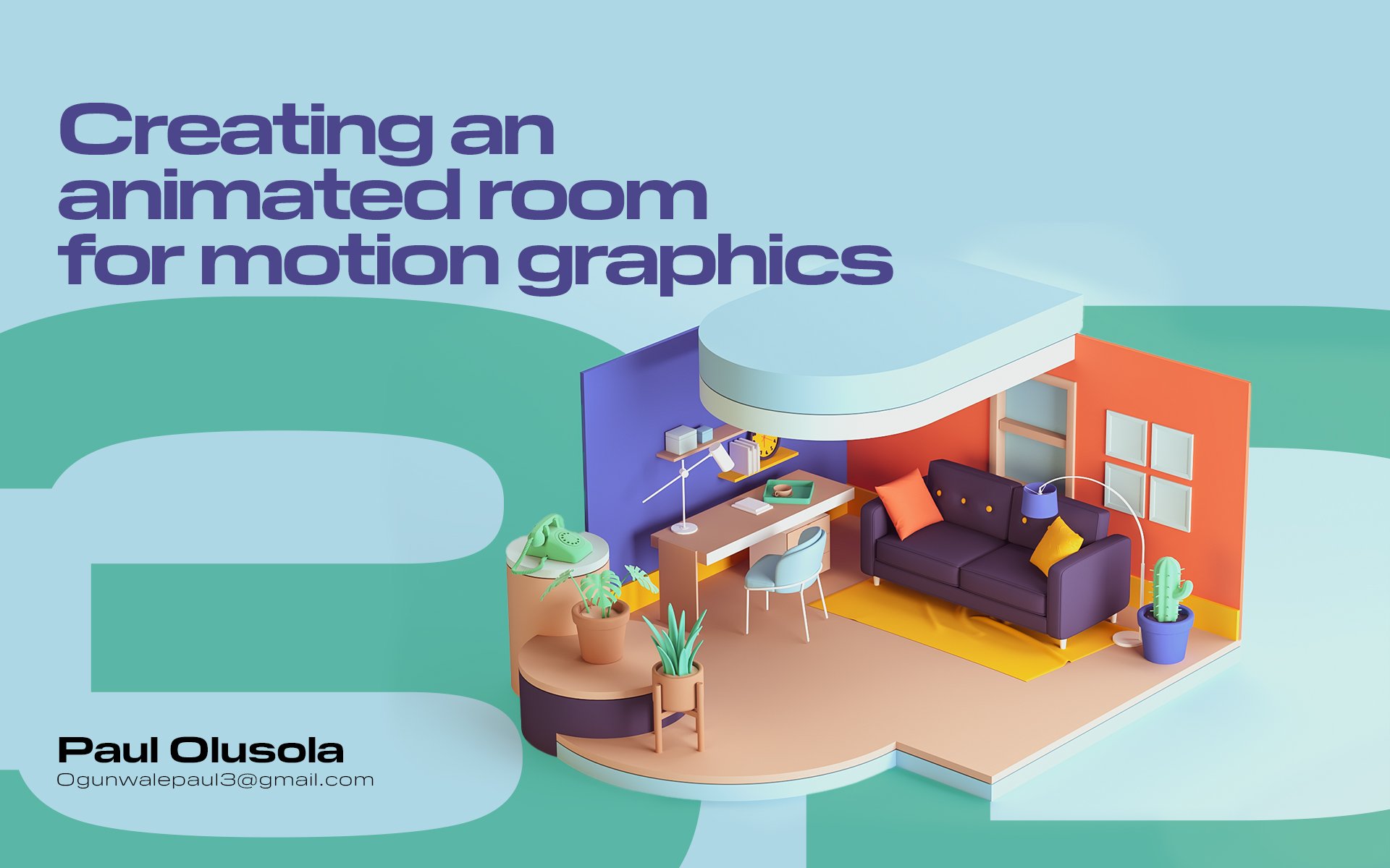 Creating an animated room for motion graphics | Paul Olusola | Skillshare