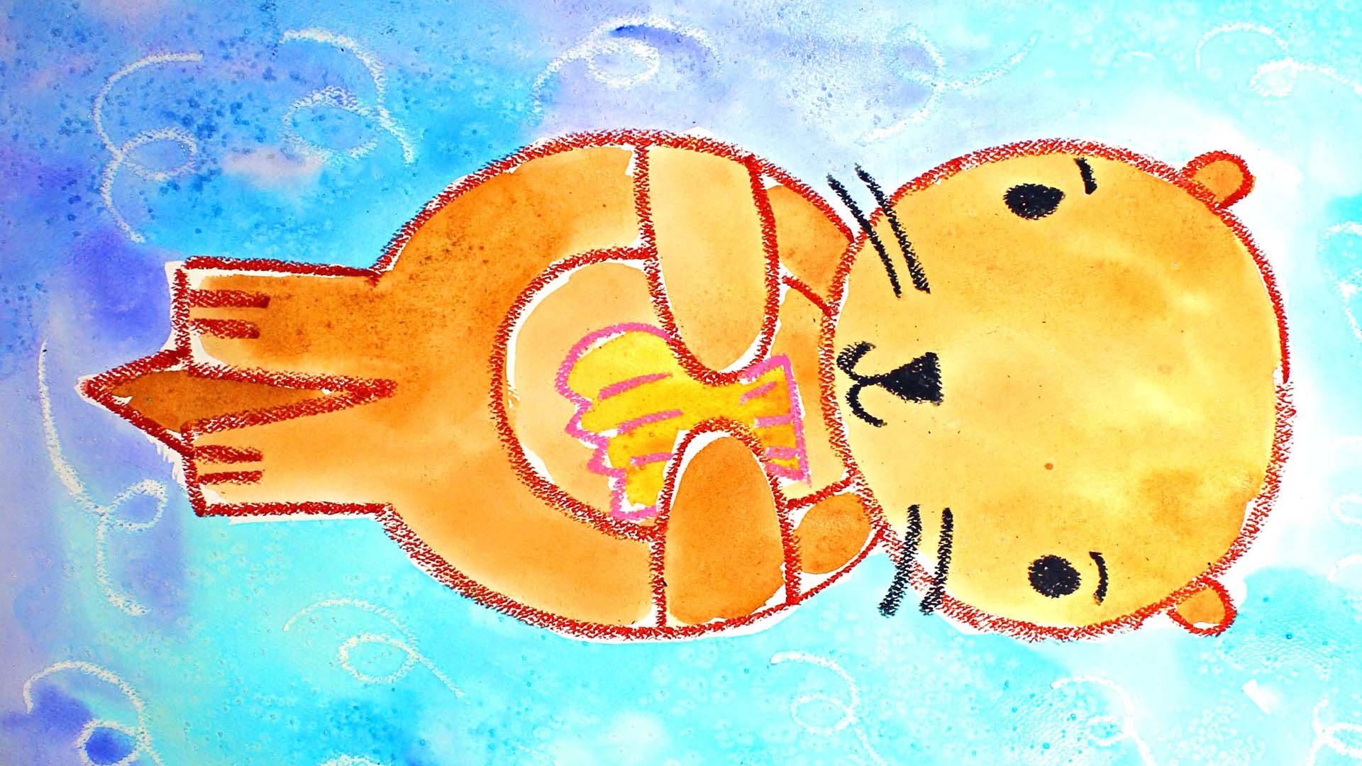 Painting for Kids: Draw and Watercolor Paint a Cute Sea Otter | Em Winn ...