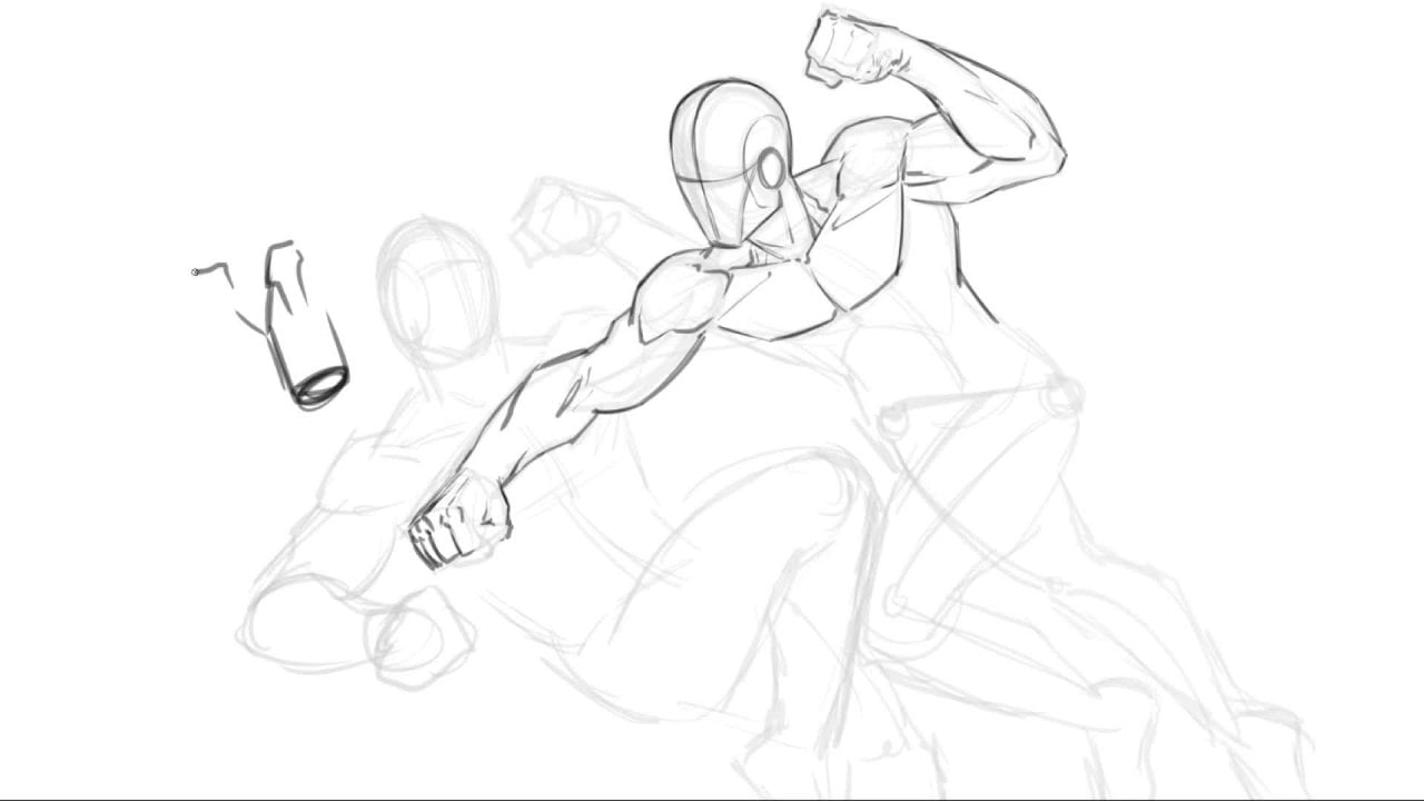 Fighting Poses Reference How To Draw Fight Scenes For Comics
