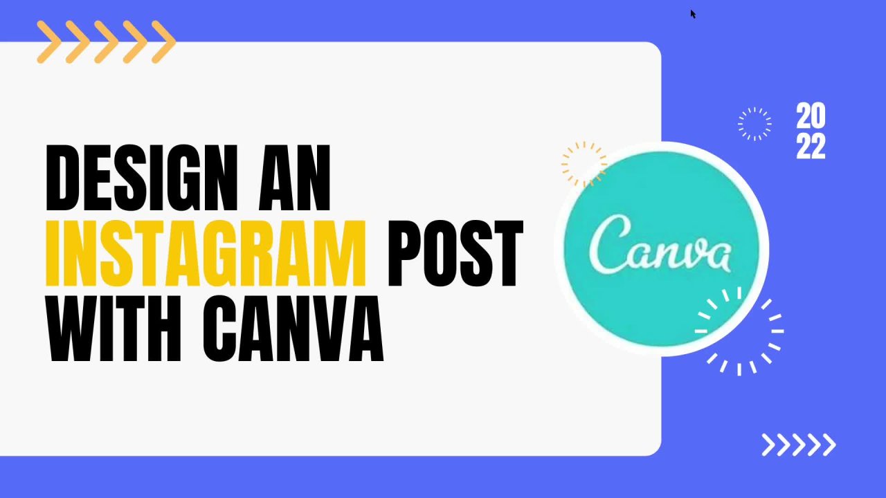 Learn Canva by Creating An Instagram post for Beginners | Manjunath ...