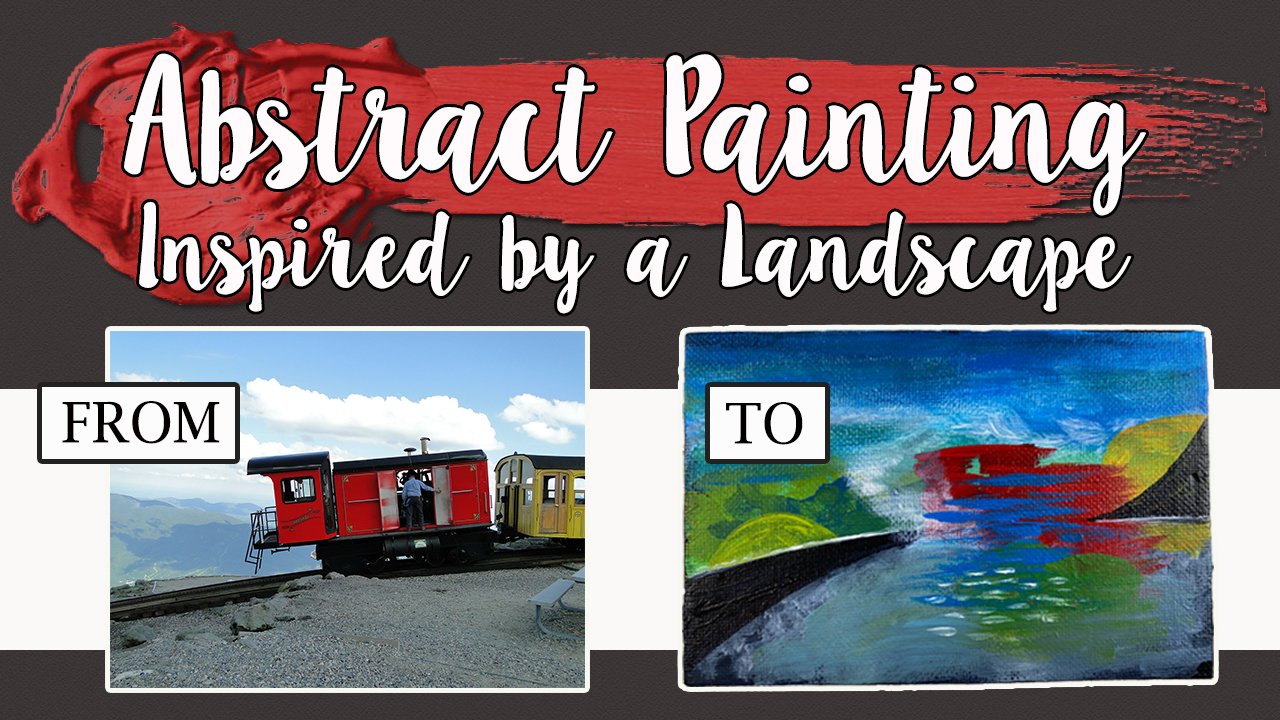 Abstract Art Inspired by a Landscape | Daniela Mellen | Skillshare