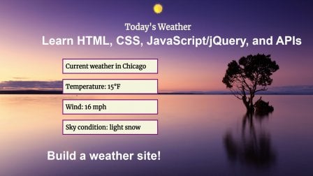 Weather Forecast | Skillshare Student Project