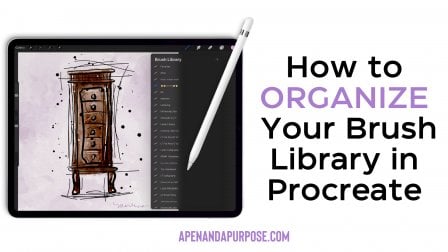 How to Organize Your Procreate Brush Library | Marlena Larson | Skillshare