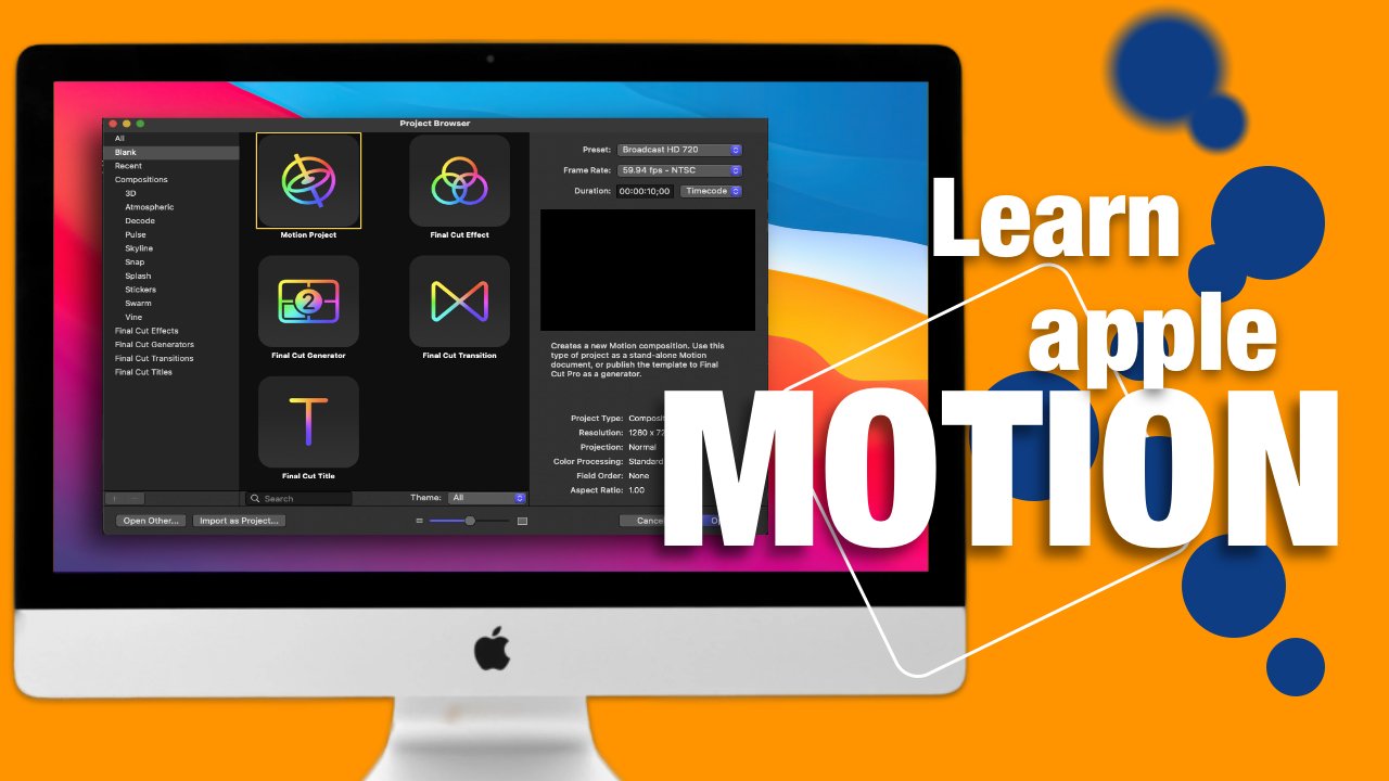 Get Started with Apple Motion: Your very first 3D Animation | Assad Ali ...