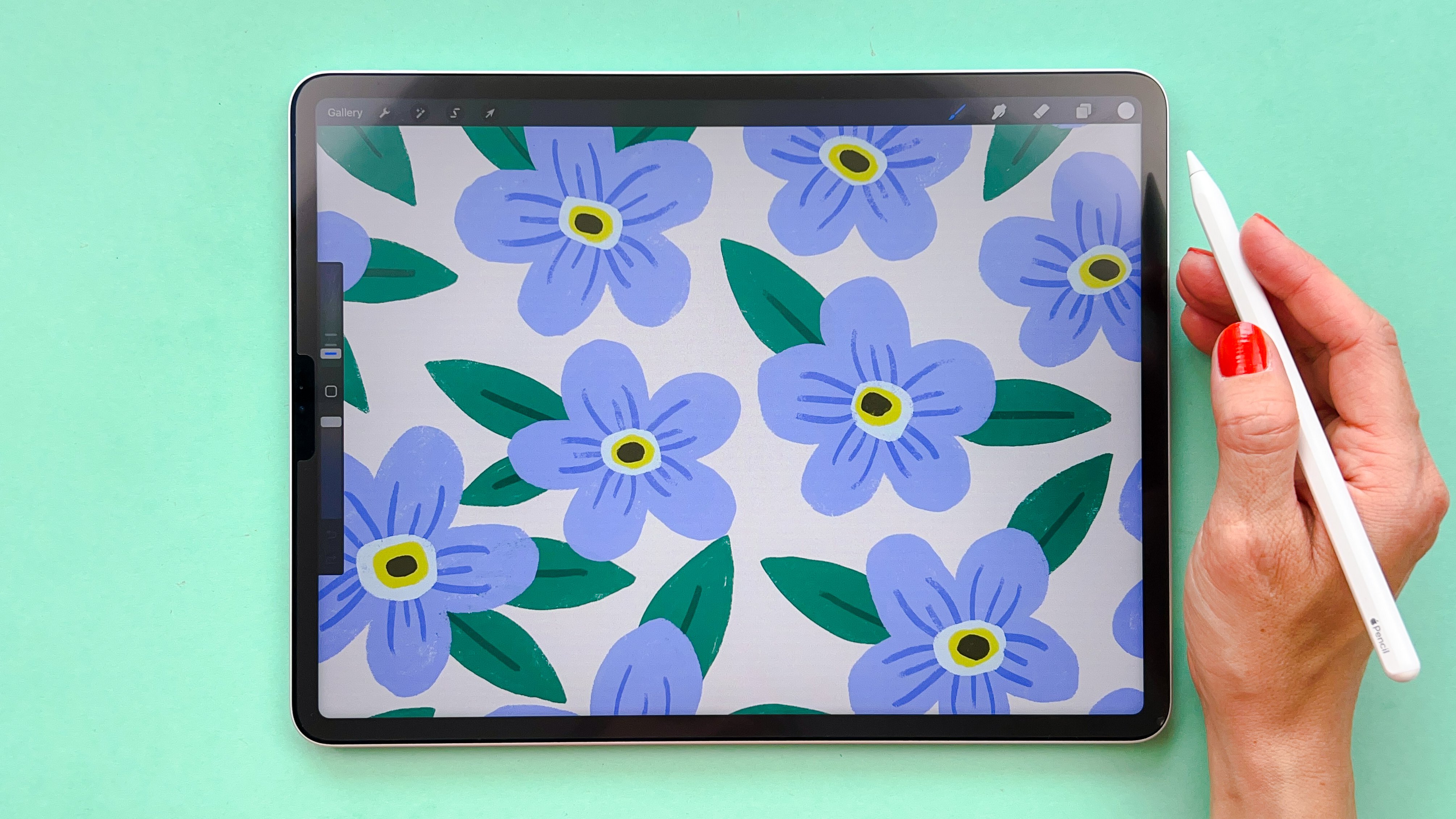 Pattern Design Using Procreate And Adobe Photoshop Maja Faber 