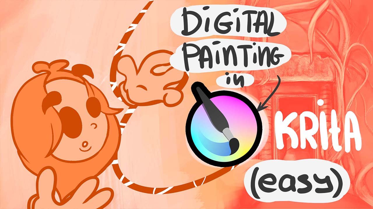 Dein Erstes Digitales Malen In Krita einfach Munkaa Skillshare