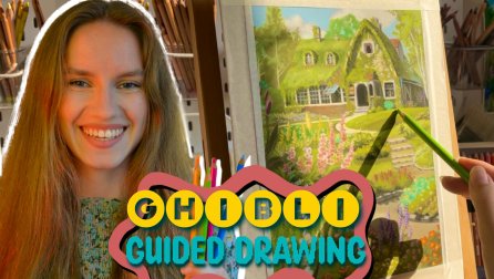 My pastel drawing of a Ghibli home | Skillshare Student Project