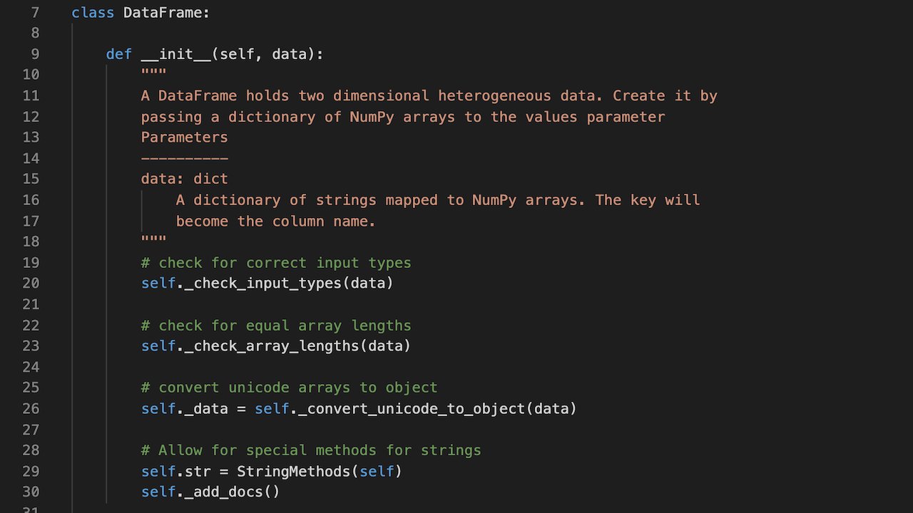 Build a Data Analysis Library from Scratch in Python | Ted Petrou ...