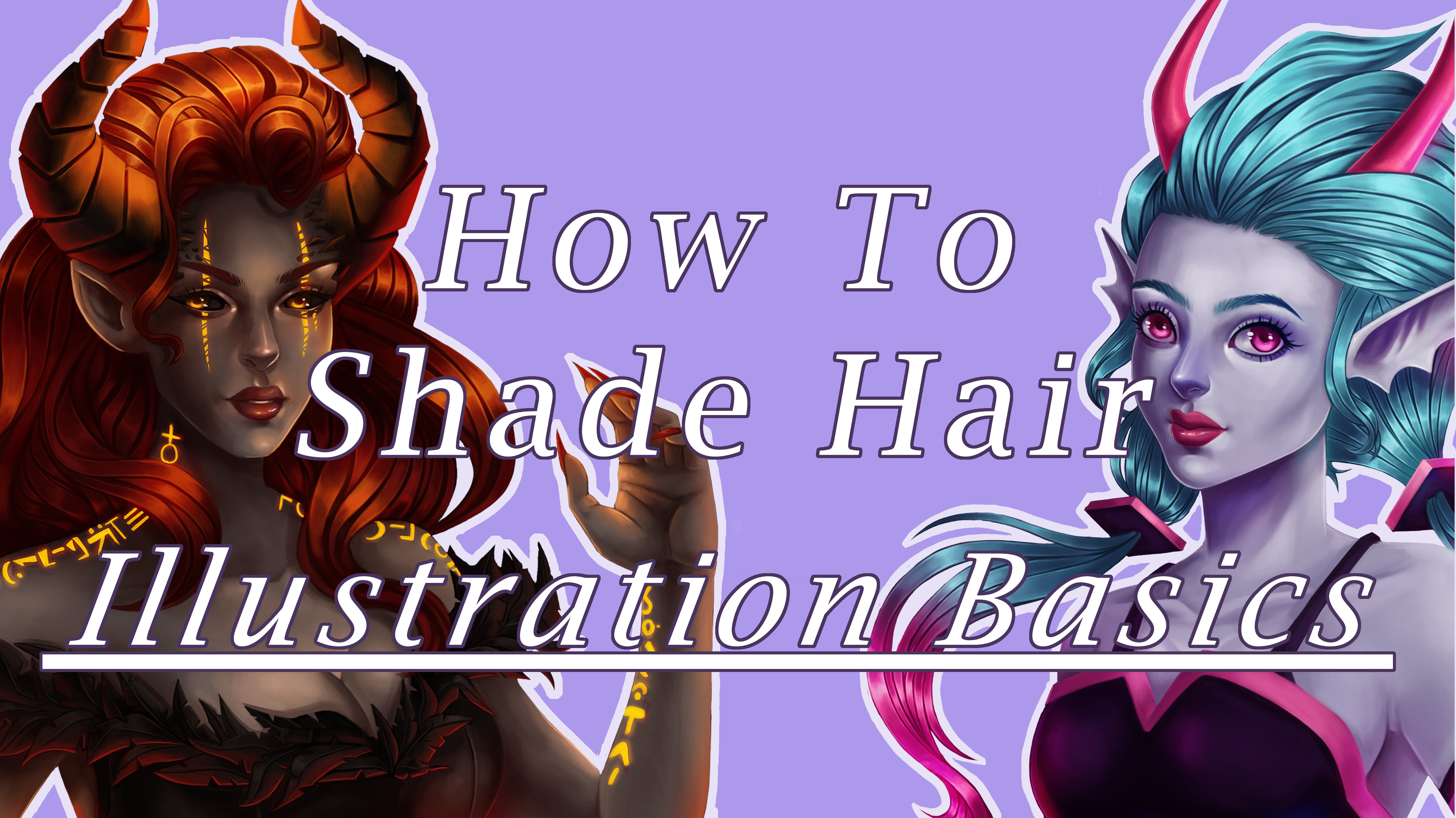 How to Shade Hair: Illustration Basics | Natalie Parker | Skillshare